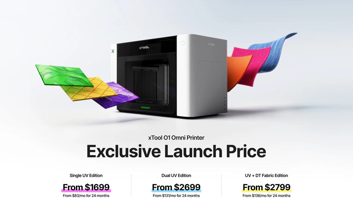 xTool O1 Omni Live: Deposit, Prices, AI Generator, and $459 Bonus